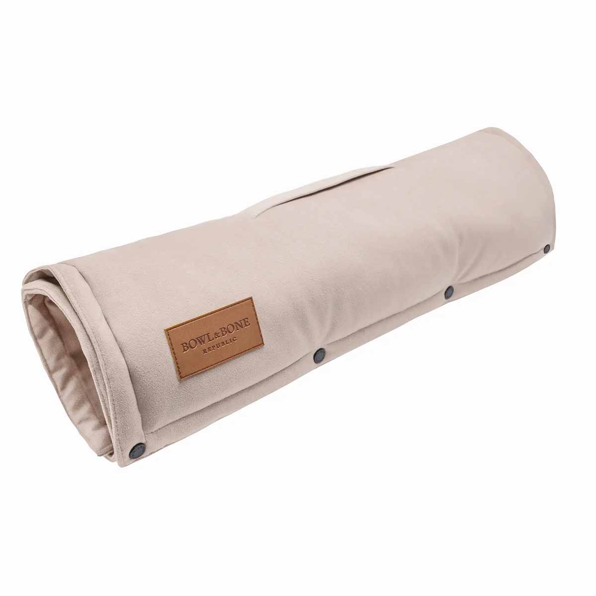 Portable Cream 'Classic" Dog Mat - The Stylish Dog Company